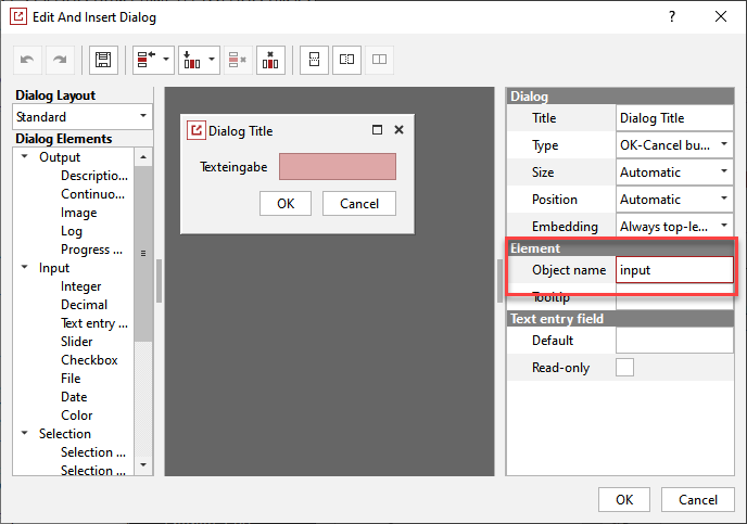 Variable Im Dialog Verwenden Customizations And App Development Zeiss