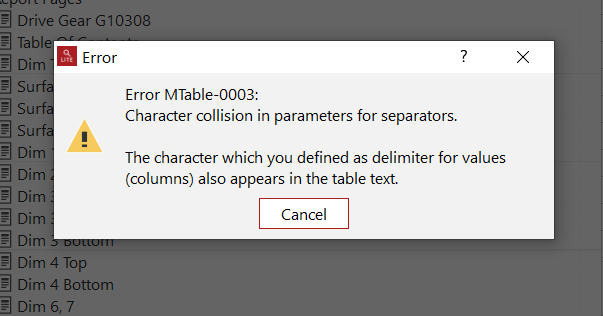 Table exporting error - 3D Inspection & Mesh Editing - ZEISS Qualityforum