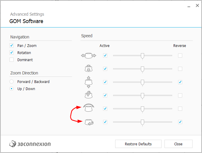 3DCONNEXION SpaceMouse spins wrong - Customizations & App Development - ZEISS Qualityforum