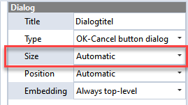 Changing Size of the dialog windows - Customizations & App Development - ZEISS Qualityforum