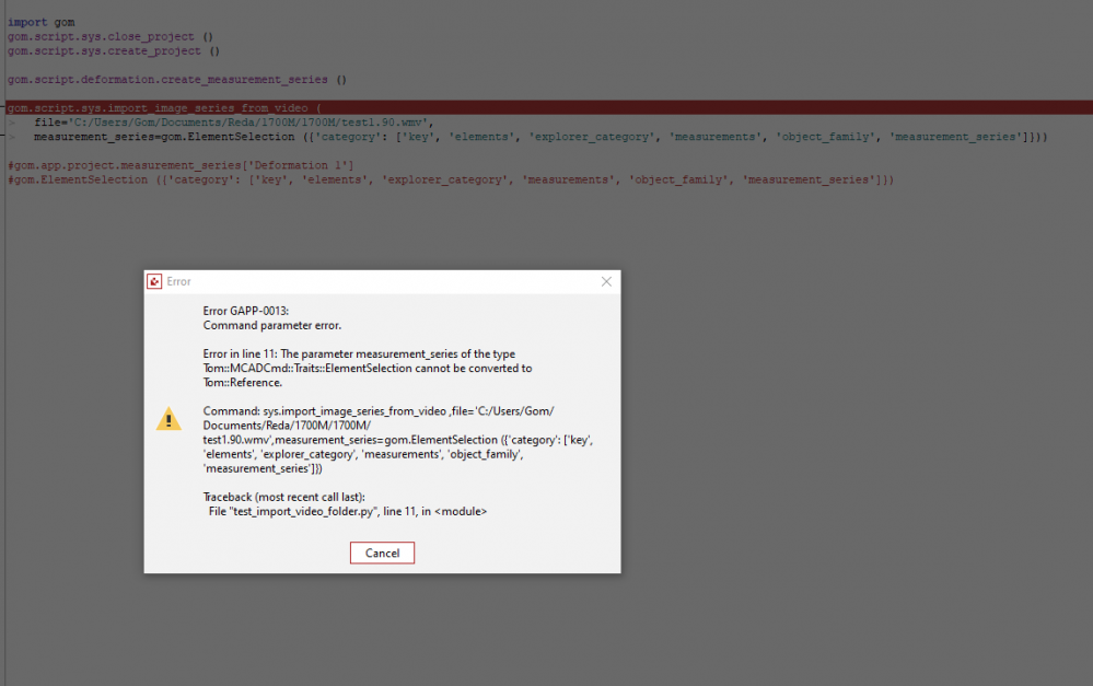 Importing file videos from folder - Customizations & App Development - ZEISS Qualityforum