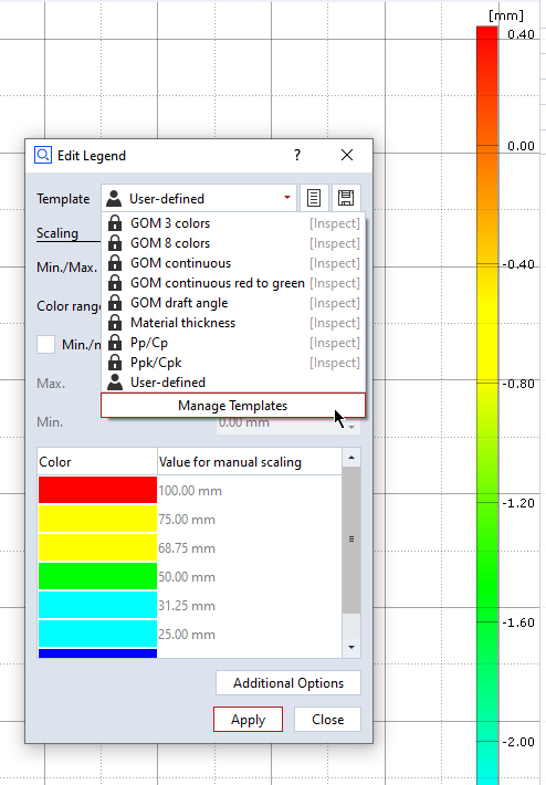 Exporting Surface Colorbar Legend As A File Import And Export Zeiss