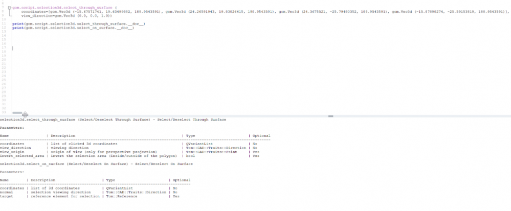 Access Selection Of Surface Profile From Python Customizations And App Development Zeiss