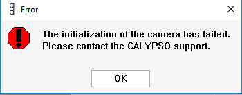 Camera Initialization Error - General - ZEISS Qualityforum